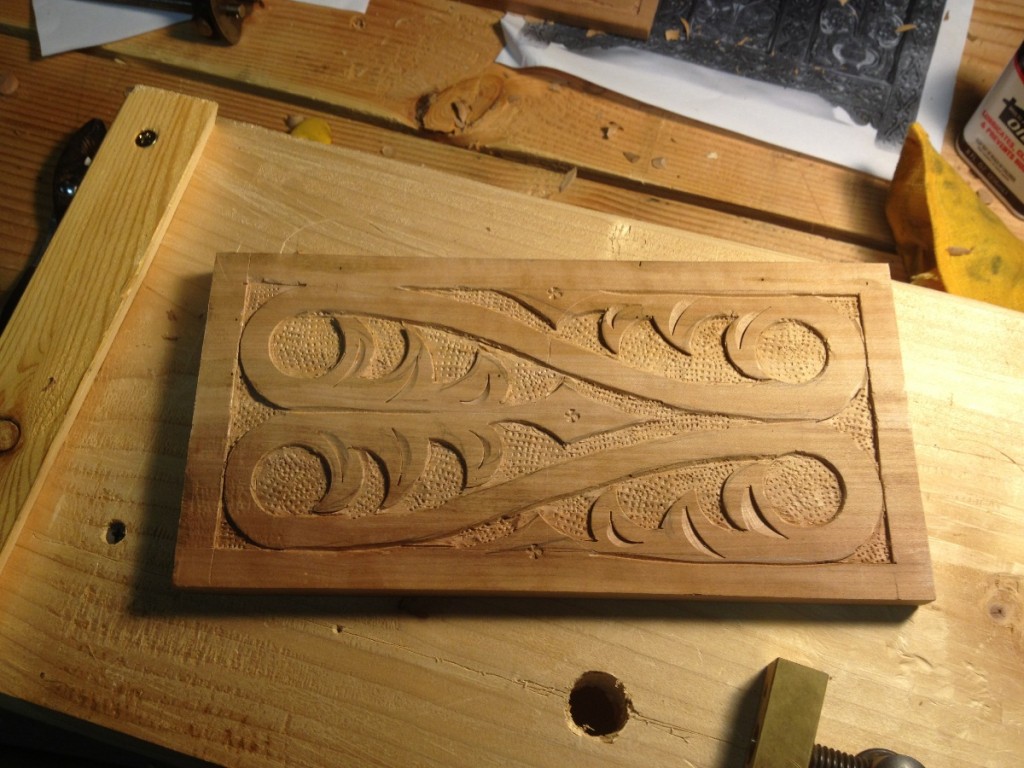 More Carved S-Scroll box progress | Badger Woodworks